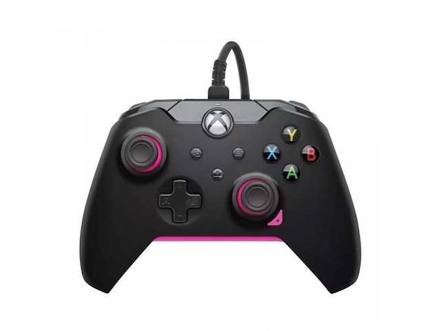 XBOX/PC Wired Controller Black Fuse Pink