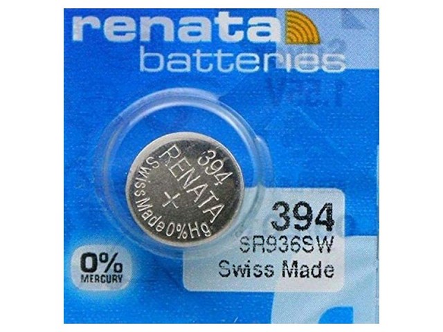 Renata baterija 394 1,55V Srebro oksid dugme baterija za SAT, Pakovanje 1kom