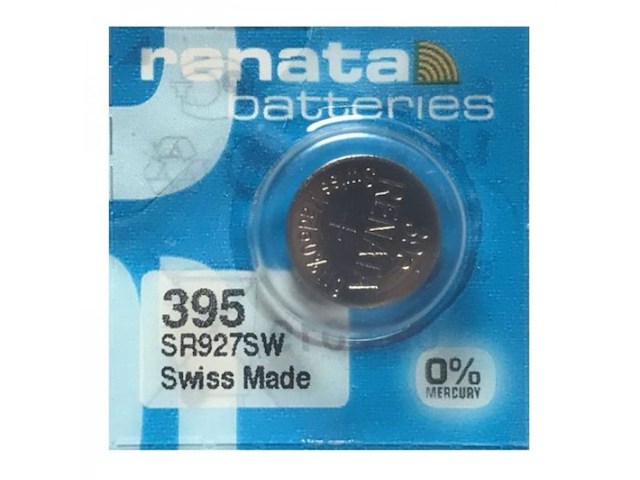 Renata baterija 395 1,55V Srebro oksid dugme baterija za SAT, Pakovanje 1kom
