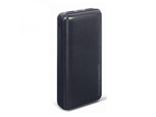 PB20-02 Gembird Power bank 20000mAh 2xUSB, LED