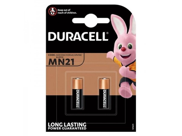 Duracell MN21 12V PAK2 CK, 10x29mm, ALKALNE baterije (8LR932, 23A, A23)