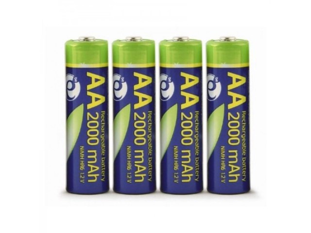 EG-BA-AA20R4-01 ENERGENIE 2000mAh AA, PAK4 CK, ready-to-use PUNJIVE NiM baterije (rec