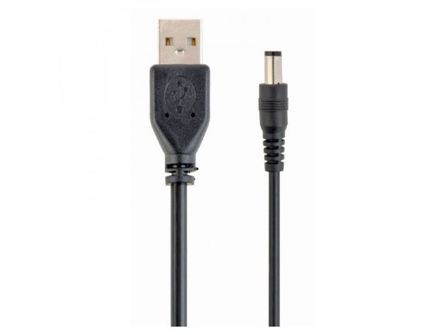 CC-USB-AMP35-6 Gembird USB AM to 3.5 mm power plug cable, 1.8 m, black