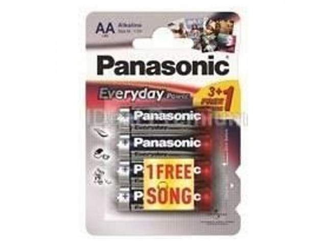 PANASONIC baterije LR6EPS/4BP -AA 4kom 3+1F Alkaline Every