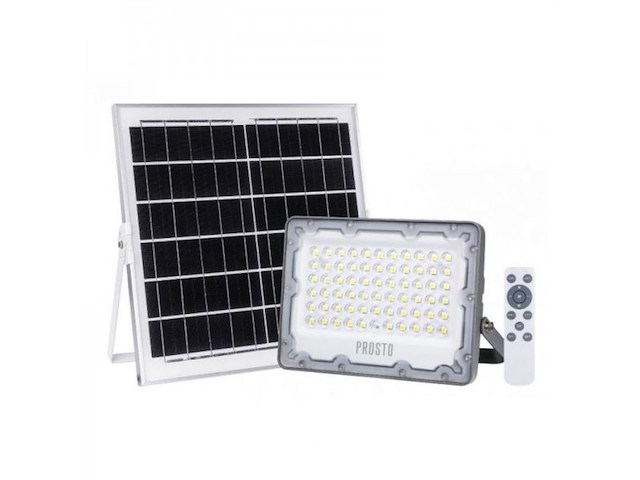 Solarni LED reflektor 10W, 6500K + daljinski LRFS-1075/GR