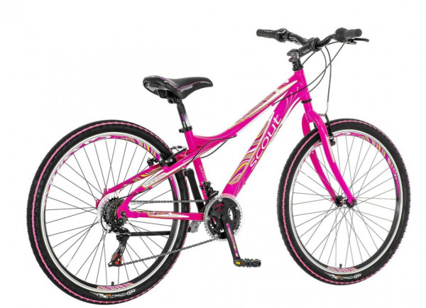 VISITOR Ženski bicikl AUR261 26''/14'' Scout Aurora roze-bela