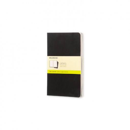 ML CAHIER JNLS LG PLAIN BLACK