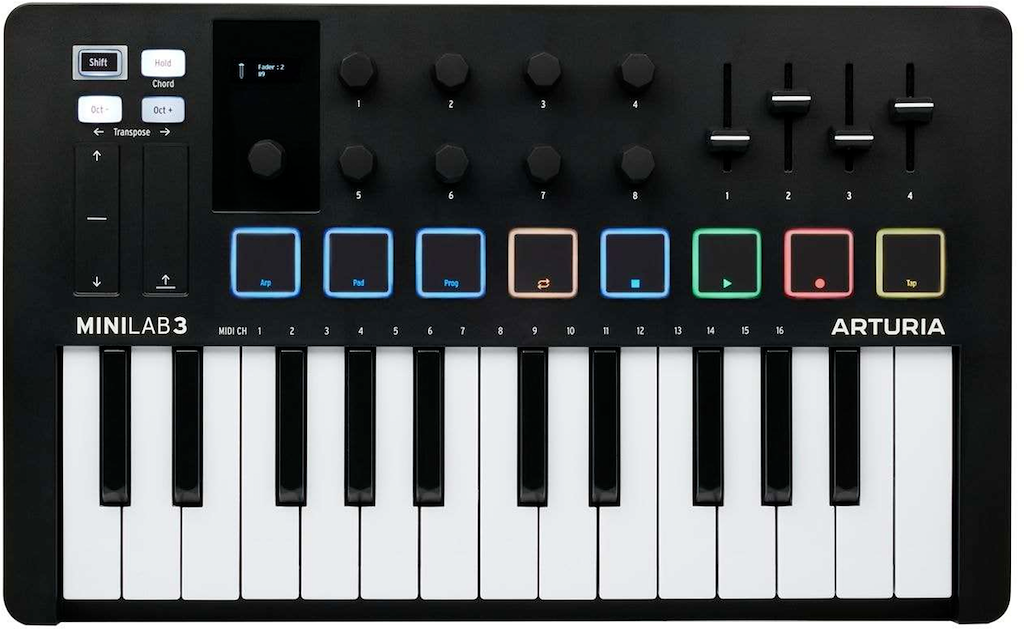 Arturia MiniLab 3 Black MIDI kontroler