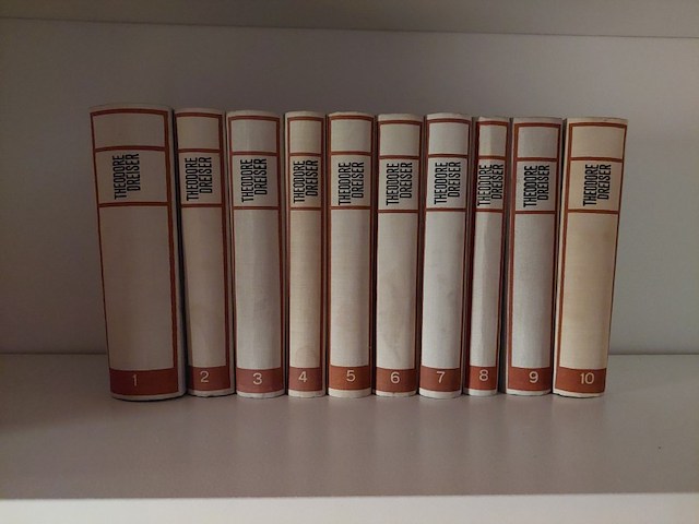 Theodore Dreiser 1-10 komplet