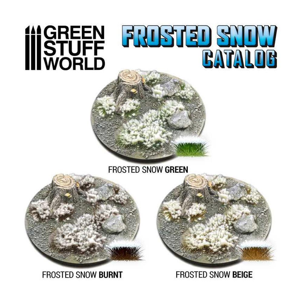 FROSTED TUFT SNOW GREEN - 6mm