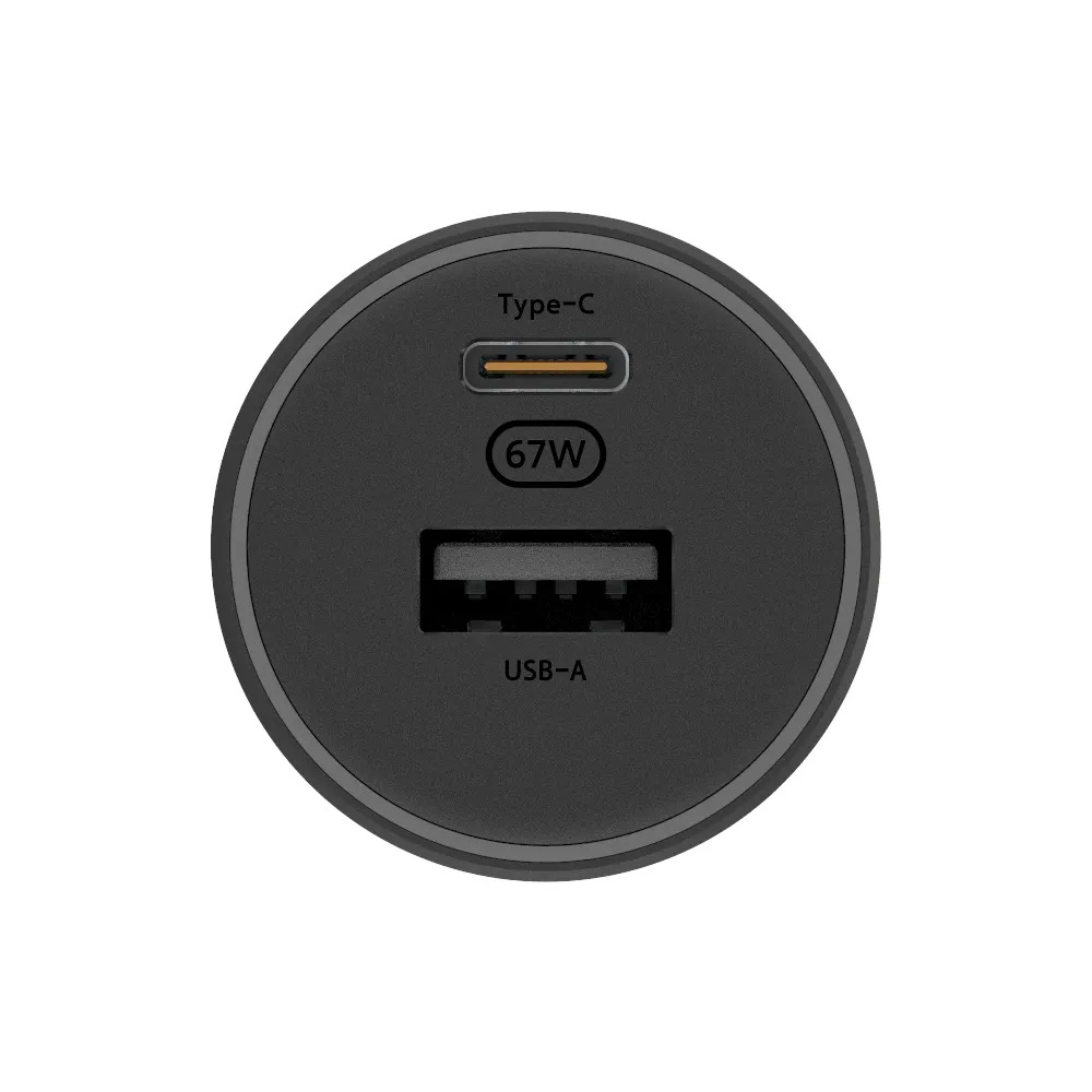 Mi 67W Car Charger (USB-A + Type-C)