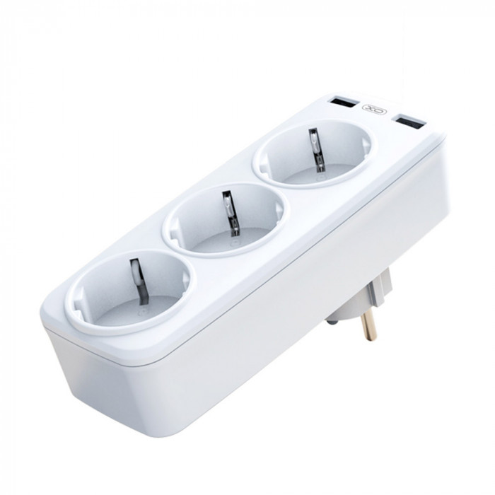 XO-WL08 SMART WALL PLUG (3AC+2USB 2.4A)