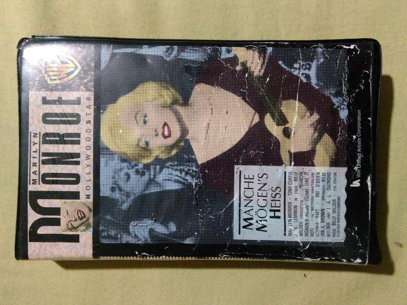 Some Like It Hot, Marilyn Monroe, VHS