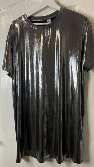H&M metalik haljina/majica