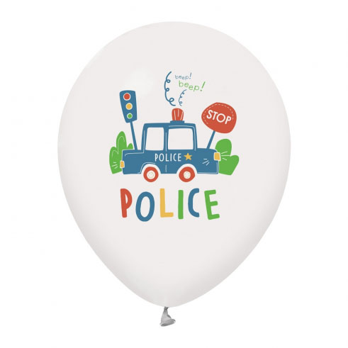 Police latex balon