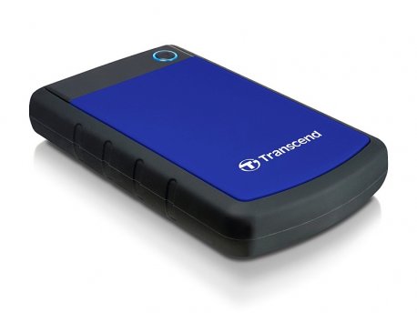 TRANSCEND EXTERNAL HDD 2 TB, H3B, USB3.0, 2.5 , ANTI-SHOCK SYSTEM, BACKUP SOFTWARE, 284 GR, BLACK/BLUE CENA