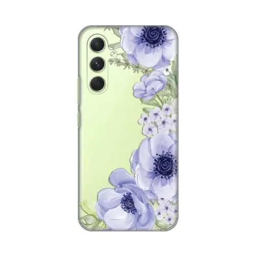 Silikonska futrola - maska print Skin za Samsung A546B Galaxy A54 5G Blue Roses