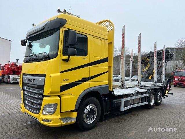 DAF XF 530 6x2 EURO6 POJAZD DO DRZEWA Z HDS+ PRZYCZEPA kamion za prevoz drva