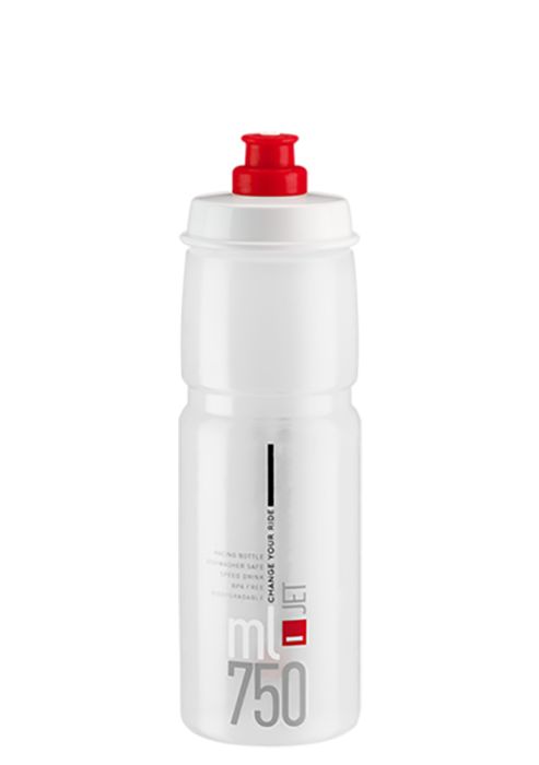 BIDON ELITE JET clear-red 750ml