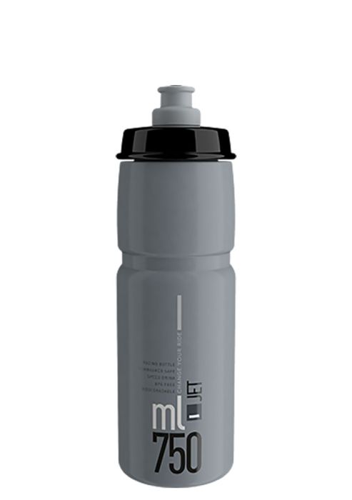 BIDON ELITE JET grey black 750ml