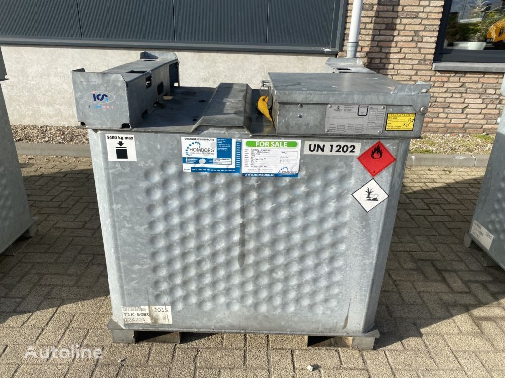 IBC Rietberg 1000 liter IBC Dieseltank Gegalvaniseerd rezervoar za skladistenje goriva