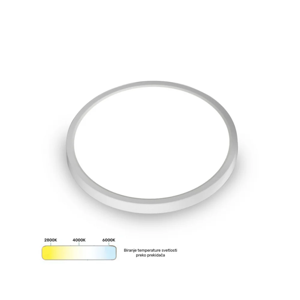 LED PLAFONJERA LV 24W 2800K/4000K/6000K BELA