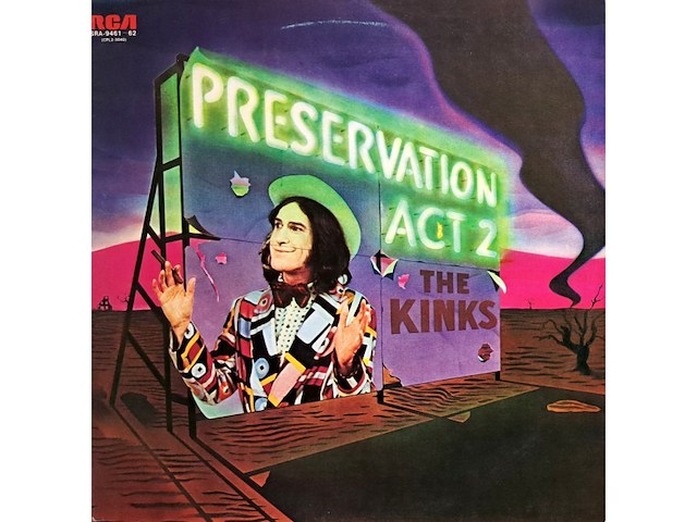 2LP: KINKS - PRESERVATION ACT 2 (JAPAN PRESS)