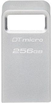 Kingston - 256GB USB Flash Drive, USB 3.2 Gen.1, DataTraveler Micro, Read up to 200MB/s