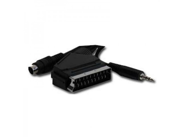 CCV-4444-5M * Gembird SCART plug to S-Video+audio kabl 5m (180)