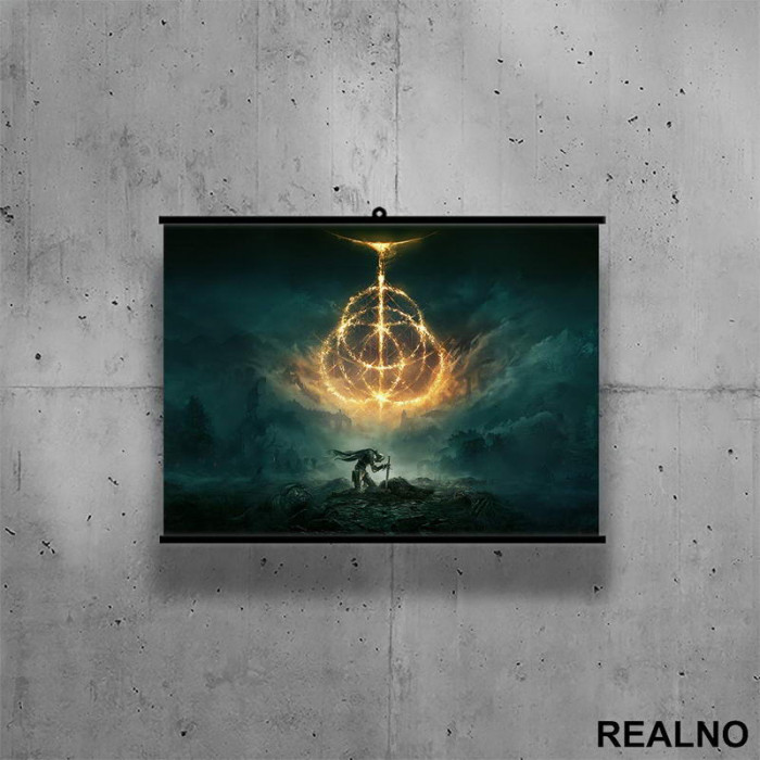 LOGO IN THE SKY - ELDEN RING - POSTER SA NOSAČEM