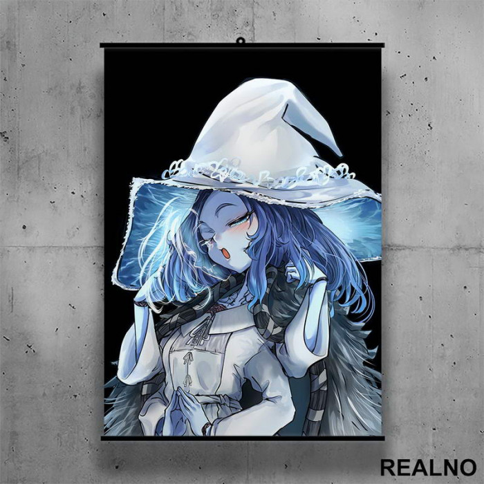 RANNI THE WITCH - BLUE - ELDEN RING - POSTER SA NOSAČEM