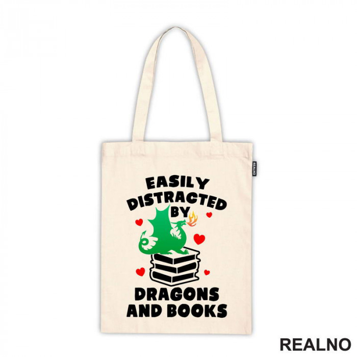 EASILY DISTRACTED BY DRAGONS AND - BOOKS - ČITANJE - KNJIGE - CEGER