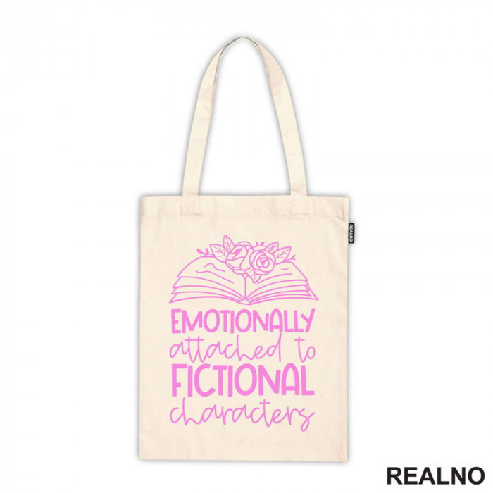 EMOTIONALLY ATTACHED TO FICTIONAL CHARACTERS - PINK - BOOKS - ČITANJE - KNJIGE - CEGER