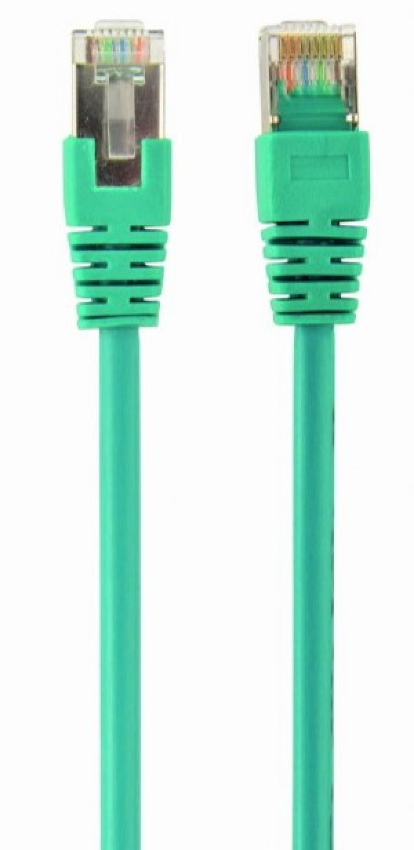 PP22-1M/G Gembird Mrezni kabl FTP Cat5e Patch cord, 1m green