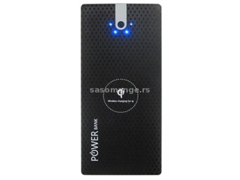 PowerBank baterija/punjač 8000 mAh + bež. punjenje w-80