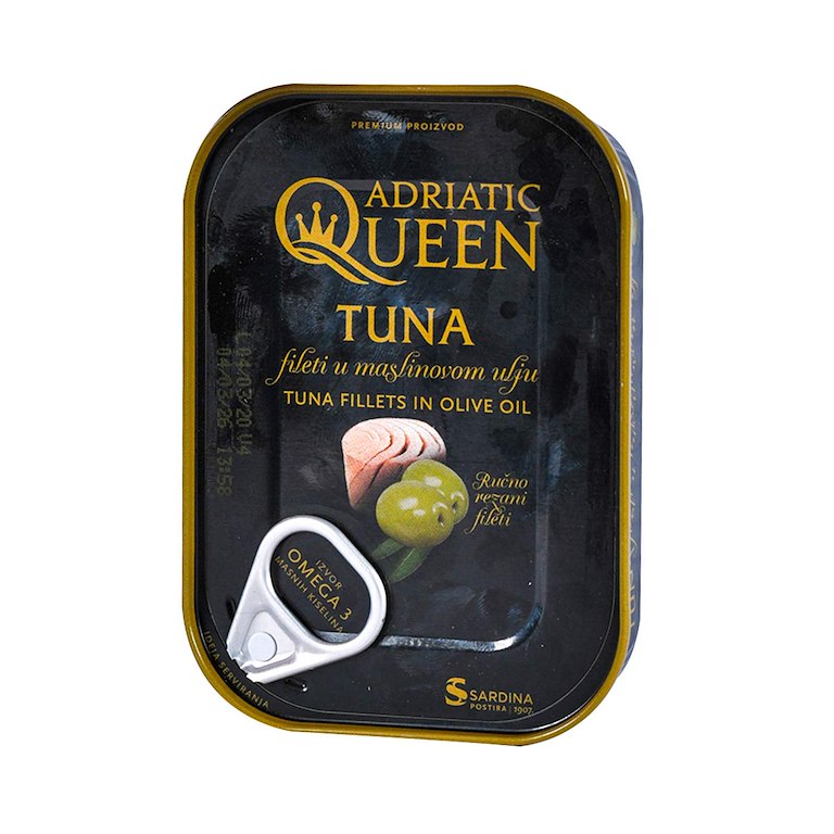 Adriatic Queen tuna fileti u maslinovom ulju 105g Sardina