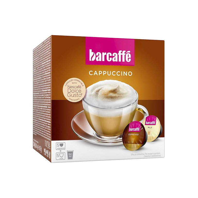 Barcaffe cappuccino 120g Dolce gusto