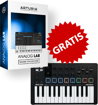 Arturia MiniLab 3 Black MIDI kontroler