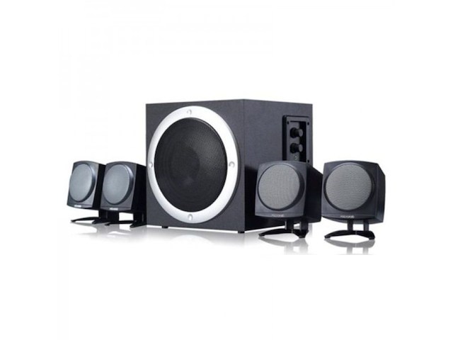 Microlab TMN-3/4.1 Aktivni drveni zvucnici 4.1 sistem 32W RMS (12W+7W*2+3W*2) 3,5mm