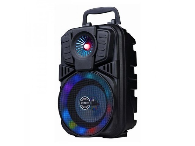 SPK-BT-LED-01 Gembird Portable Bluetooth karaoke speaker 5W, FM, USB, SD, 3,5mm, MIC 6,35mm, LED