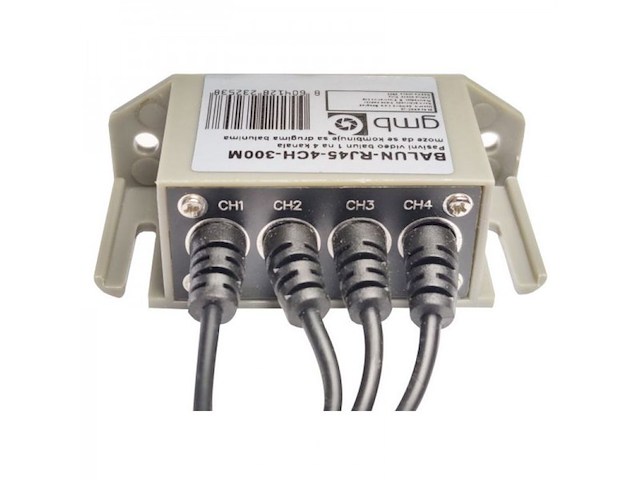 BALUN RJ45-4CH-300M Gembird balun za 4 kamere (AHD/CVI/TVI) do 5 megapiksela cena za komad