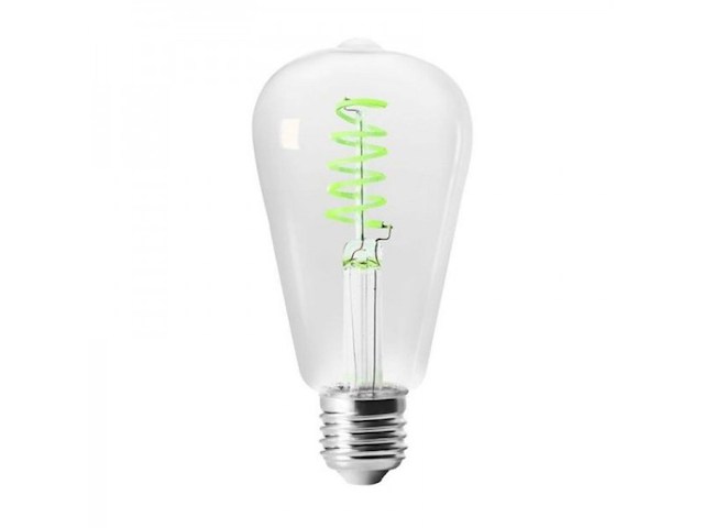 LED FILAMENT E27 4W 2000K ST64 ZELENA