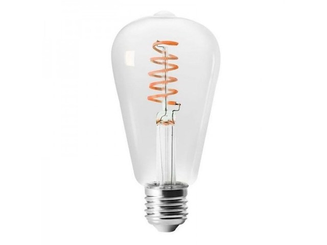 LED FILAMENT E27 4W 2000K ST64 CRVENA