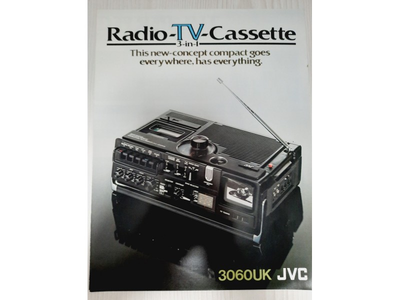 JVC RADIO TV KASSETE PROSPEKT