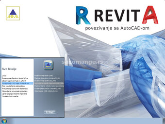 Multimedijalni kurs Revit povezivanje sa AutoCAD-om