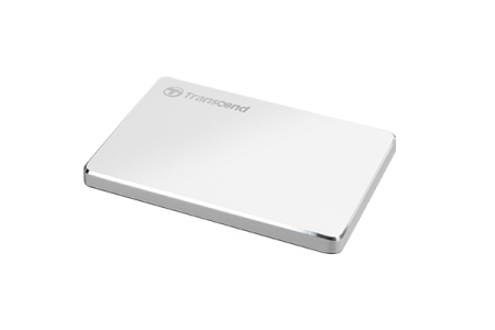 Transcend Ext HDD 2 TB Slim M3S, USB 3.1, 2.5, Anti-shock Iron gray (TS2TSJ25C3S)