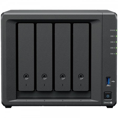 Synology DS423+, Tower, 4-Bays 3.5 SATA, 2xM.2 2280, Intel Celeron (DS423PLUS)