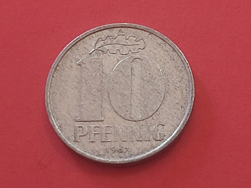 DDR - 10 pfennig 1967 god