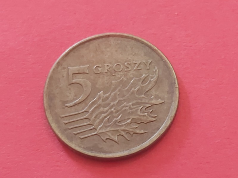 Poljska - 5 groszy 1990 god