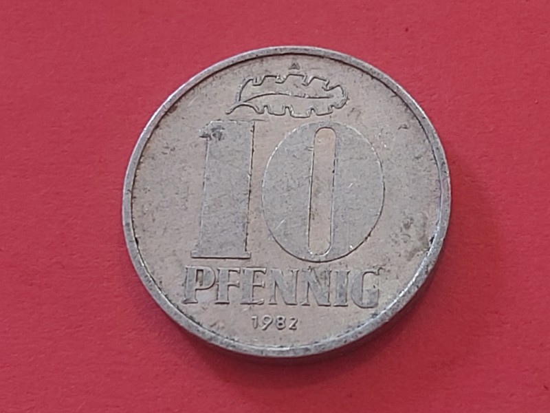 DDR - 10 pfennig 1982 god